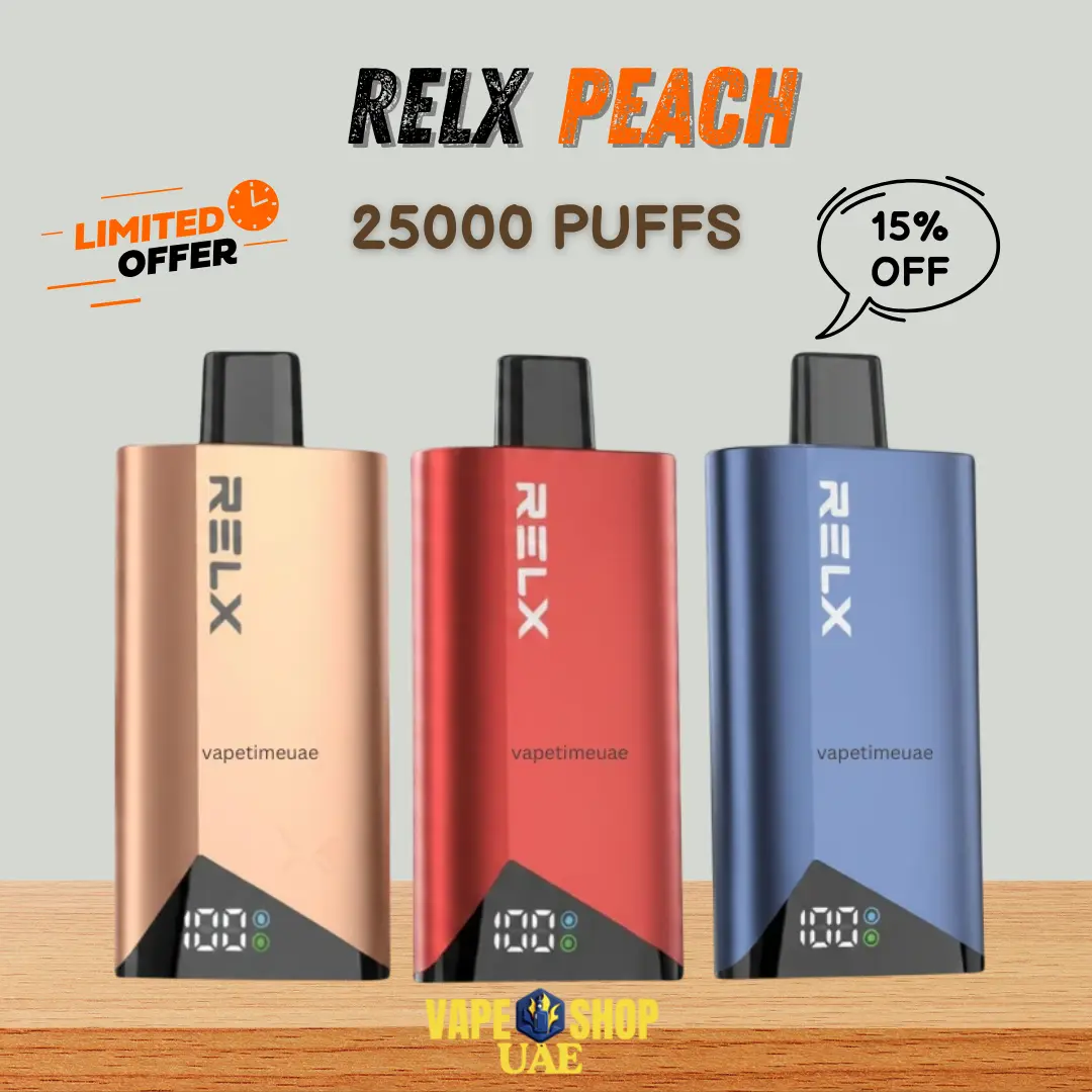 Buy RELX Peace 25K Puffs 20mg Disposable Vape In UAE